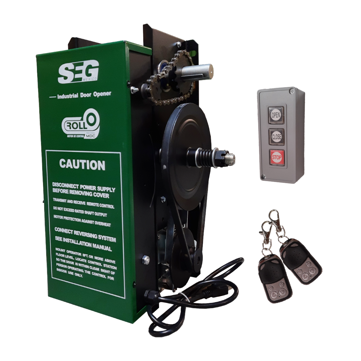 MOTOR H101L5 LIFTMASTER 1HP INDUSTRIAL PARA CORTINA ENRROLLABLE ...