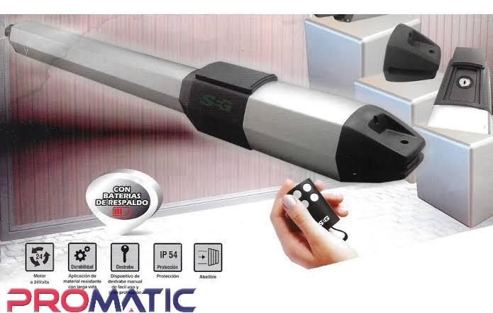 PISTONES PARA PORTON ABATIBLE SEG PIVUS 300 3 MTS 300 KG - Promatic MX