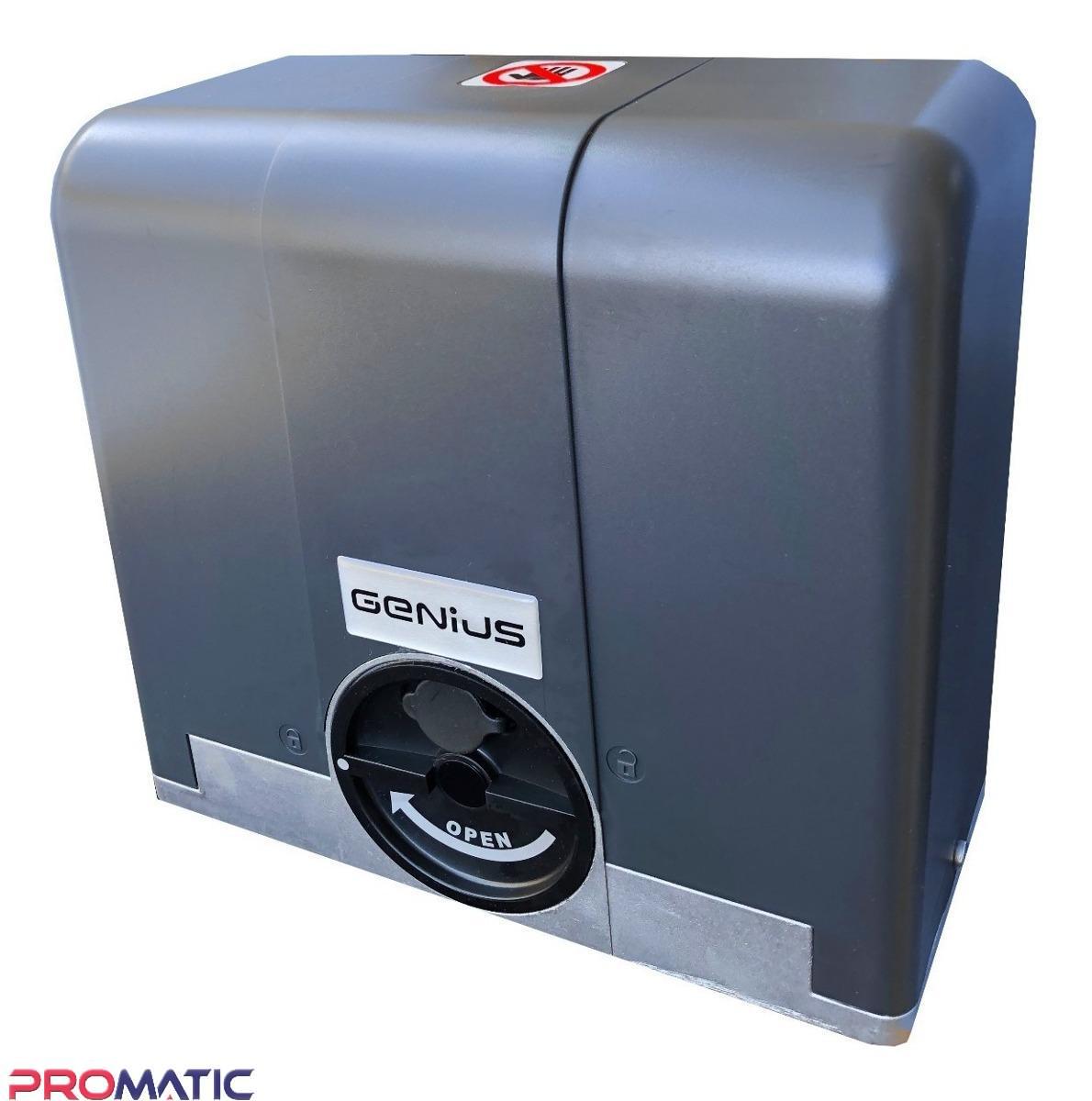 MOTOR GENIUS BLIZZARD 900 PARA 800 KG PORTON CORREDIZO - Promatic MX